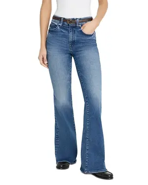 Good American High Rise Flare Jeans - Indigo