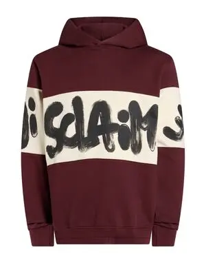 DISCLAIMER Hooded Sweatshirt With Logo Detail - Red