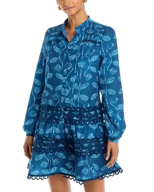 AREA STARS Volta Mini Dress - Blue
