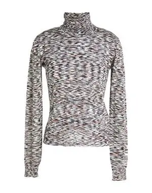 Missoni Multicolor Knitted Turtleneck Long Sleeve Top