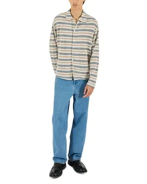 KROST Speckled Stripe Knit Shirt