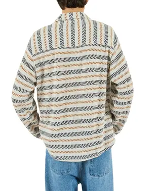 KROST Speckled Stripe Knit Shirt