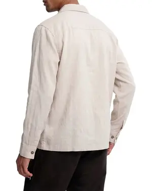 AUTO-REPLY Linen Patch Pocket Overshirt