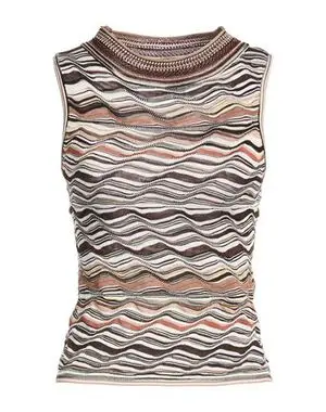 Missoni Sleeveless Knit Top - Beige