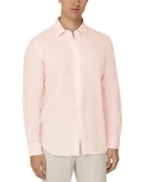 Boggi Milano Linen Shirt - Pink
