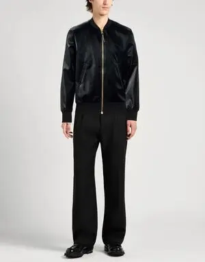TAKESHY KUROSAWA Viscose Bomber Jacket With Snakeskin Print