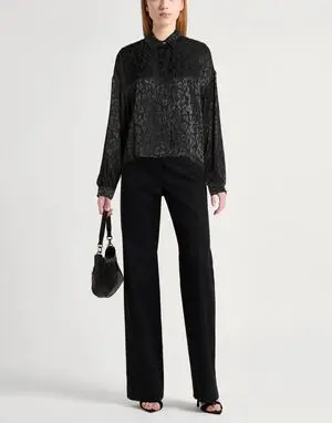 Just Cavalli Viscose Jacquard Long Sleeve Shirt
