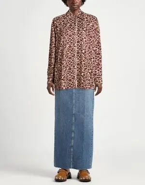 OTTOD'AME Viscose Floral-print Oversized Shirt