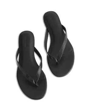 Madewell Ivanna Thong Sandals - True Black