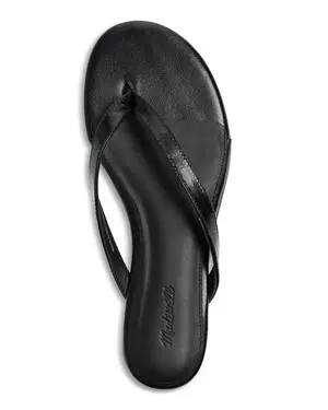 Madewell Ivanna Thong Sandals - True Black