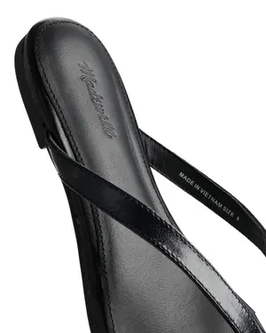 Madewell Ivanna Thong Sandals - True Black