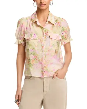 Generation Love Mina Floral Voile Blouse