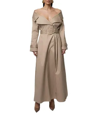 JLUXLABEL Soft Authority Trench Coat