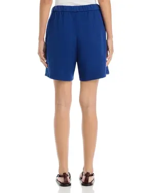 Eileen Fisher Striped Cotton Gauze Drawstring Shorts