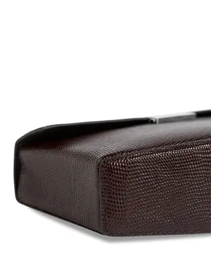 TOTEME Lizard Embossed Leather Top Handle Bag