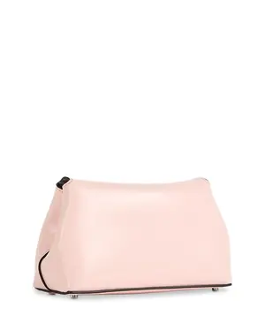 TOTEME Mini T Lock Naplak Clutch - Flamingo