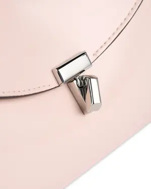 TOTEME Mini T Lock Naplak Clutch - Flamingo