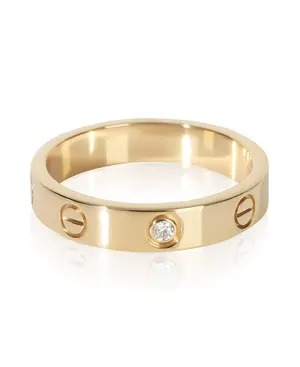 CARTIER Small Model Love 18k Yellow Ring - Gold
