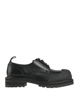 Marni Lace-up Leather And Rubber Shoes