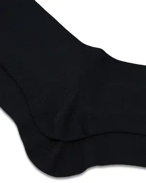 REISS Milo Logo Embroidered Crew Socks