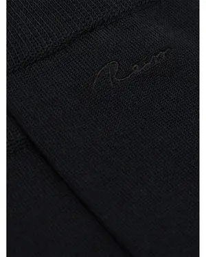 REISS Milo Logo Embroidered Crew Socks