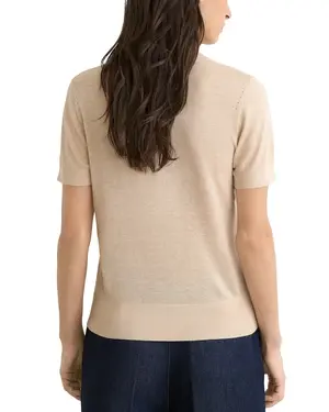 REISS Livy Short Sleeve Top