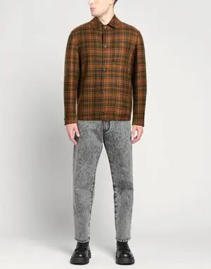 Montedoro Virgin Wool And Cashmere Blend Plaid Overshirt