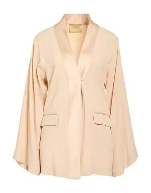 Momoni Single-breasted Blazer With Satin Trims