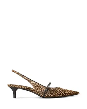 Tory Burch Double T Buckle Mary Jane Slingback Pumps