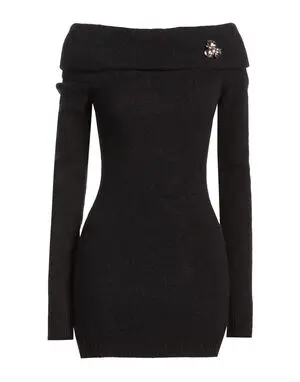 Blumarine Mini Dress In Alpaca Wool Blend