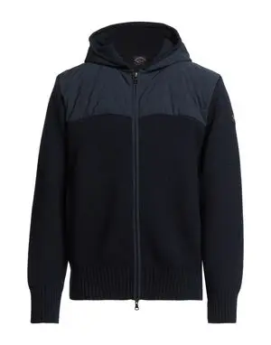 Paul & Shark Virgin Wool Knit Jacket With Hood