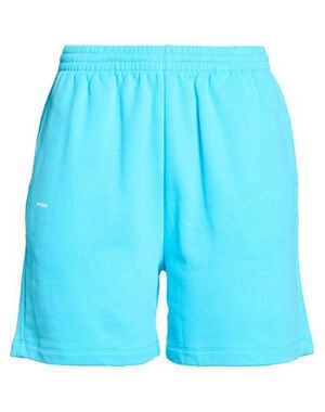 PANGAIA Organic Cotton French Terry Shorts - Turquoise