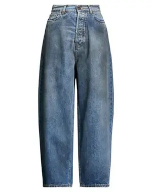 MYEM Baggy Fit High Waisted Faded Denim Jeans