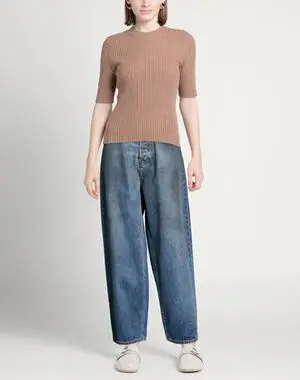 MYEM Baggy Fit High Waisted Faded Denim Jeans