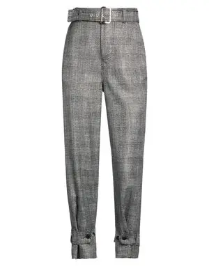 Liu Jo High Waisted Tapered Plaid Pants