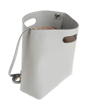 N°21 Leather Bucket Bag - Grey