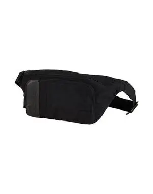 PIQUADRO Cow Leather And Polyester Belt Bag - Black
