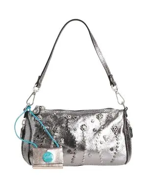GABS Handbag In Calfskin, Cotton, Linen, And Viscose