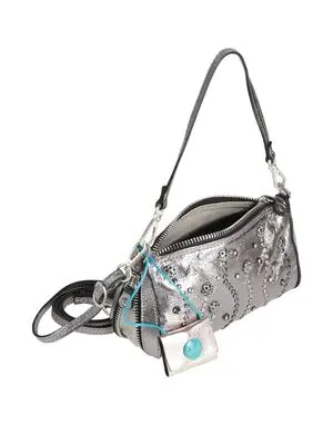 GABS Handbag In Calfskin, Cotton, Linen, And Viscose