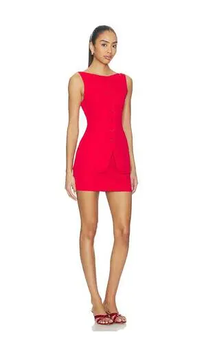 ALL THE WAYS Moxie Skirt Set - Red