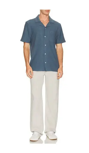 Paige Oliver Shirt In Blue - Lakeside