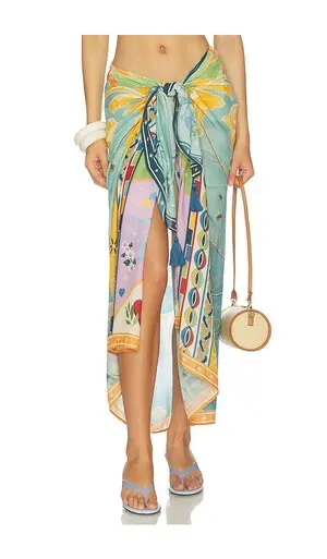 Agua Bendita Marine Solstice Sarong - Multicolor