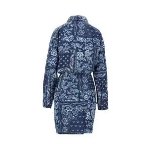 Emporio Armani Bandana Print Chambray Mini Dress