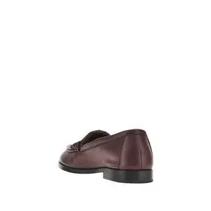 Bottega Veneta Silenzio Nappa Leather Loafers With Intrecciato Detail - Red