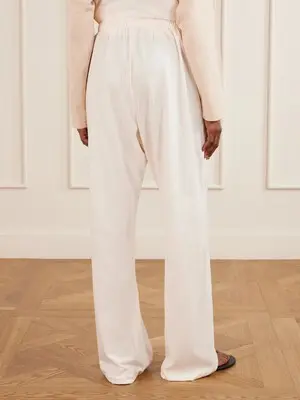 Wardrobe.NYC Cotton Wide-leg Pajama Pants