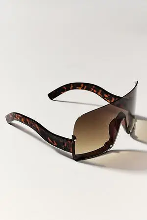 Anthropologie Wraparound Shield Sunglasses