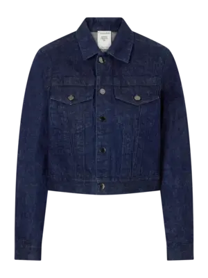 Calvin Klein Lynette Wool-blend Denim Jacket - Blue