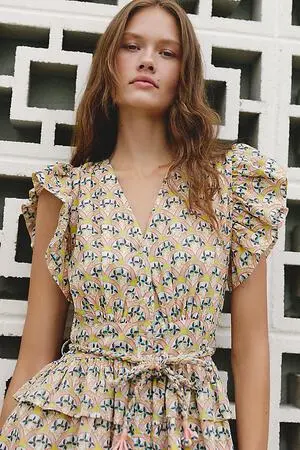 RO'S GARDEN Printed Cotton Dress