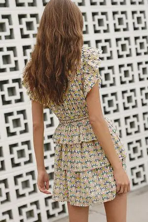RO'S GARDEN Printed Cotton Dress