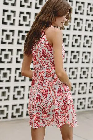 RO'S GARDEN Regina Cotton Mini Dress